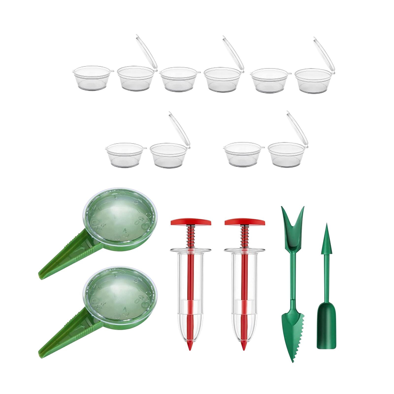 simhoa Mini Seed Spreader Set Handheld Seed Planter, Planter Tool ...