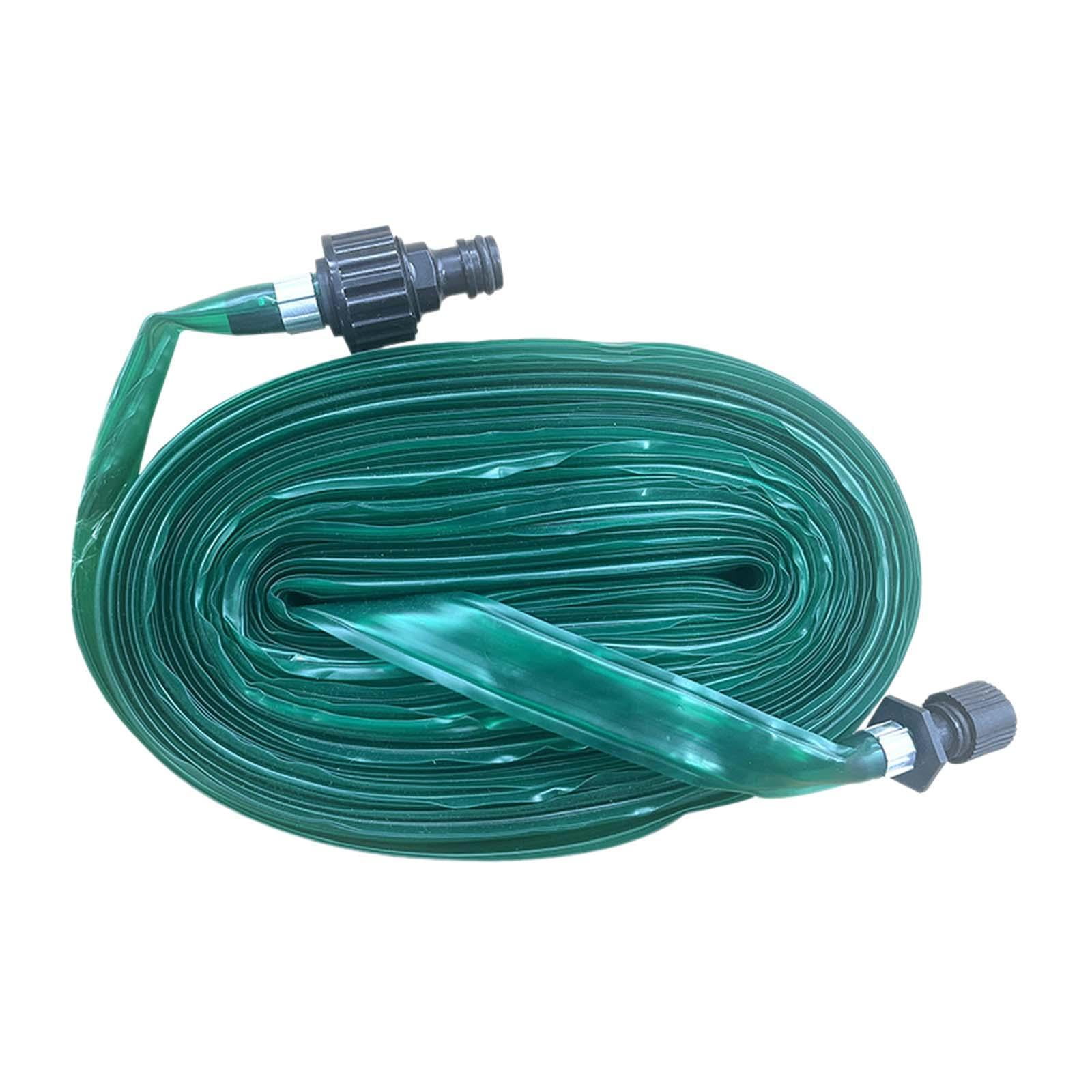 simhoa PVC Flat Sprinkler Hose Soaker Hose Versatile Easy to Install ...