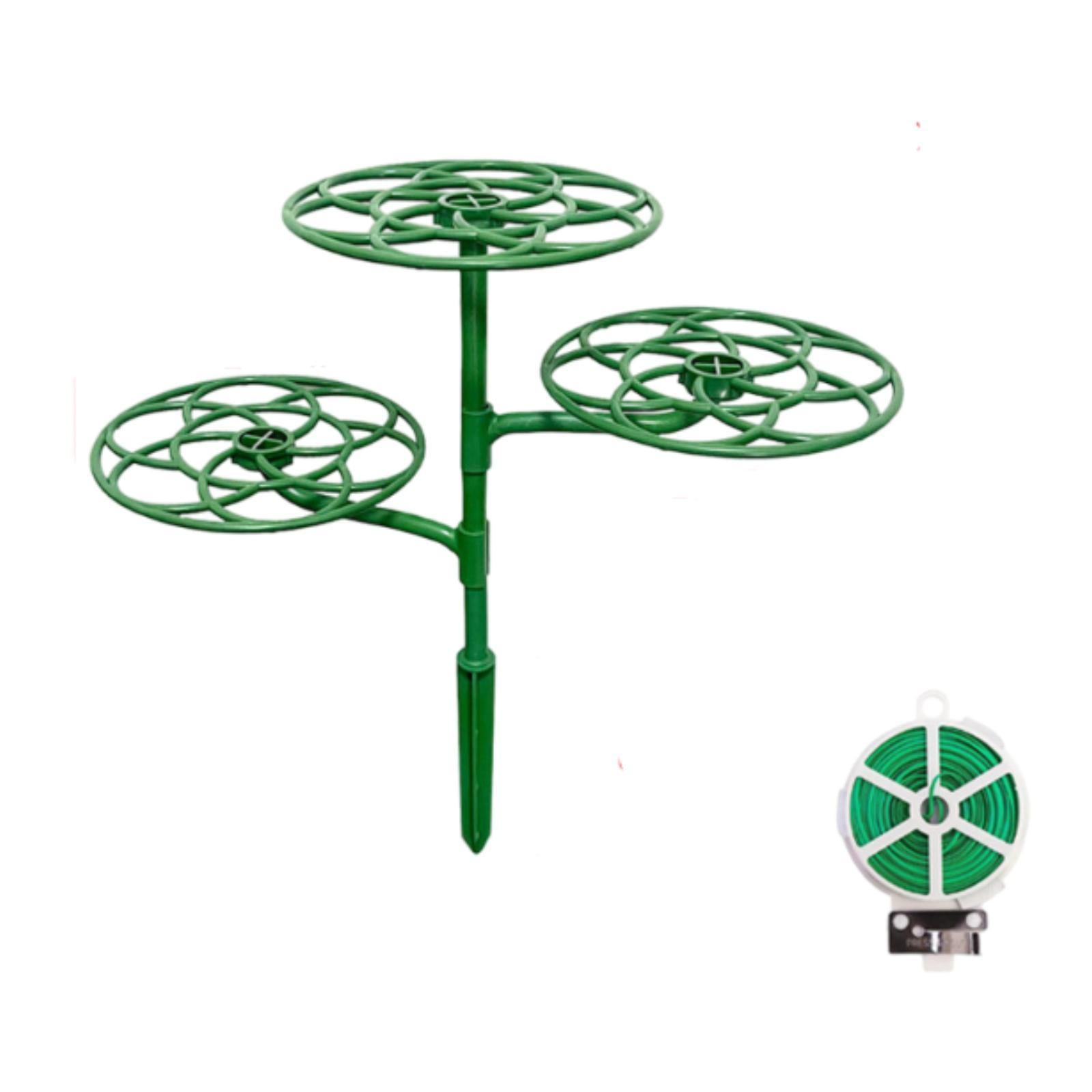 simhoa Plant Stakes Garden Stakes Grid Plant Supports Peony Support ...