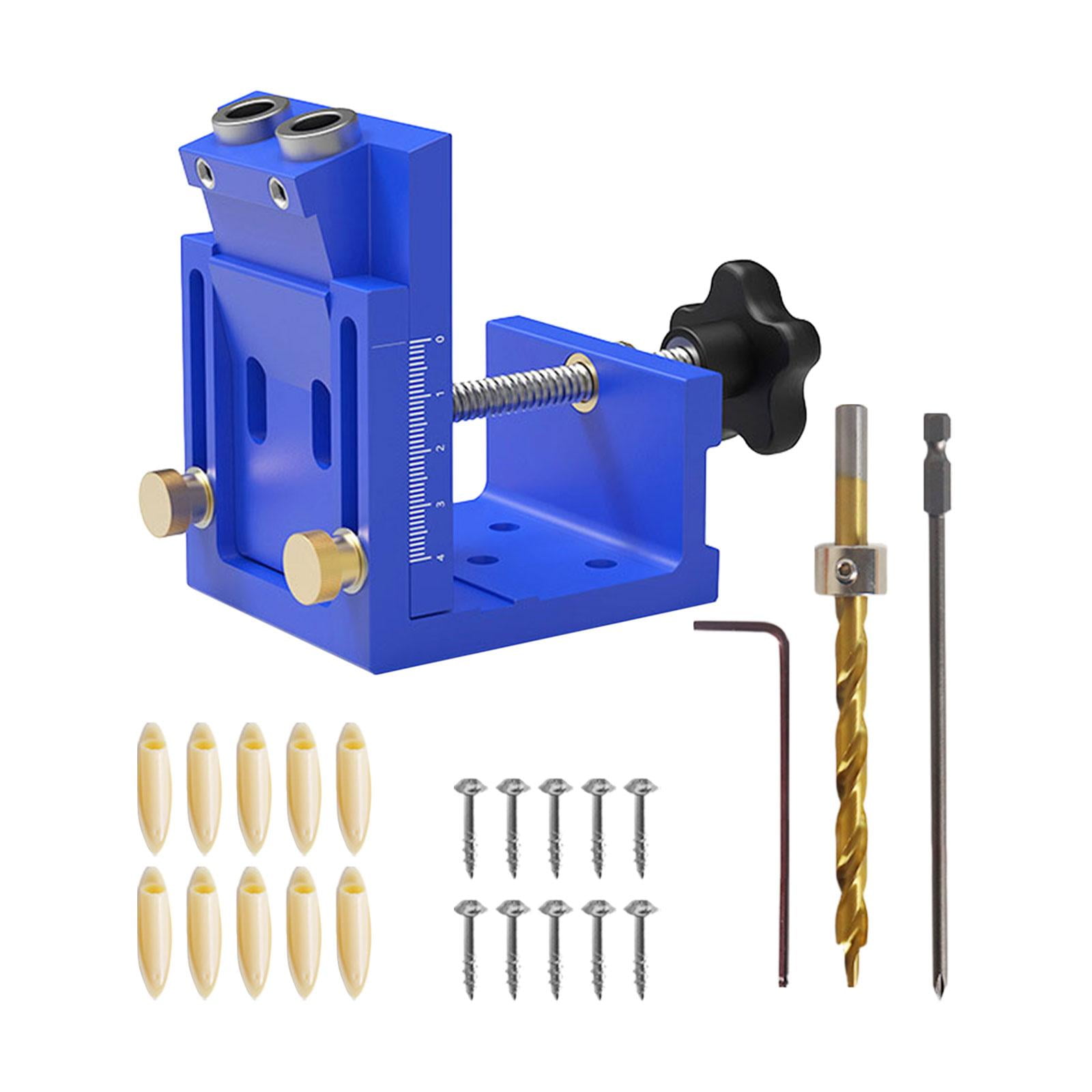 simhoa Pocket Hole Jig Portable, Multipurpose, Carpentry Sturdy, Dowel ...