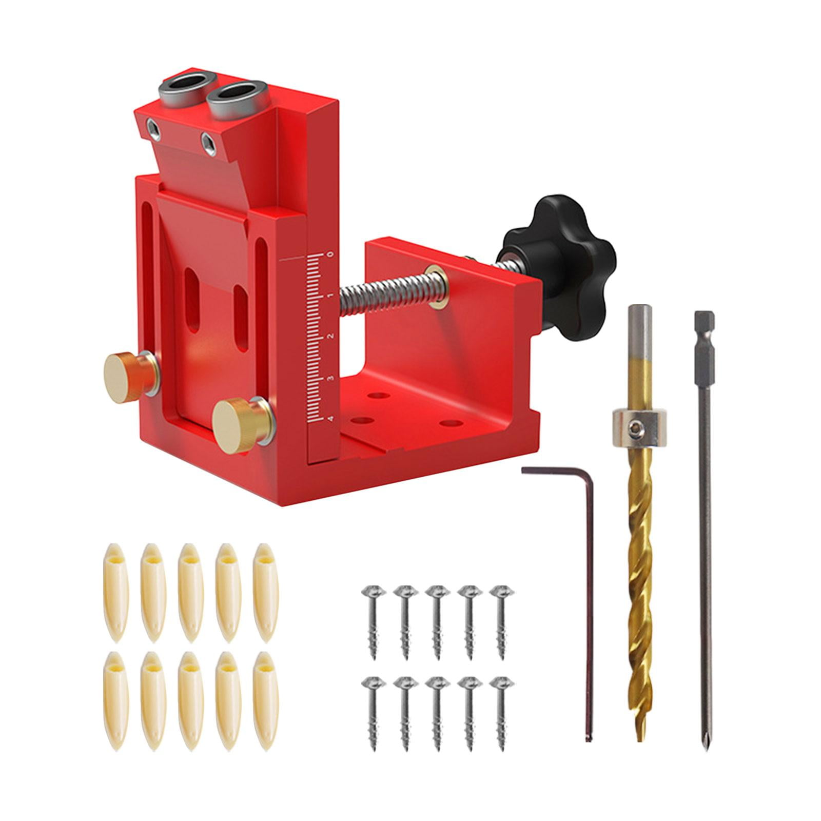 simhoa Pocket Hole Jig Portable, Multipurpose, Carpentry Sturdy, Dowel ...