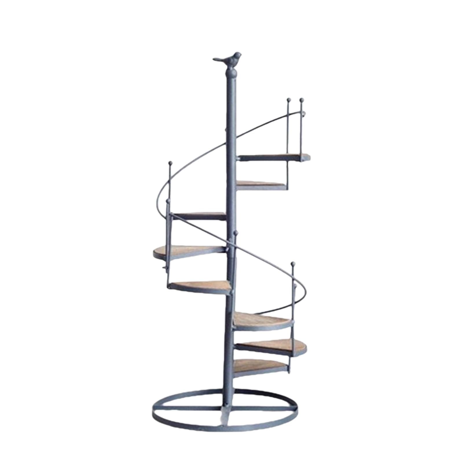 simhoa Spiral Plant Stand Metal Plant Rack 8 Layers Ladder Design ...