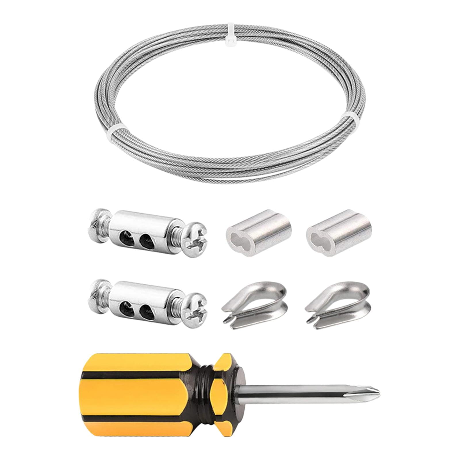 simhoa Stainless Steel Wire Rope Versatile Bell Rope Clothesline ...