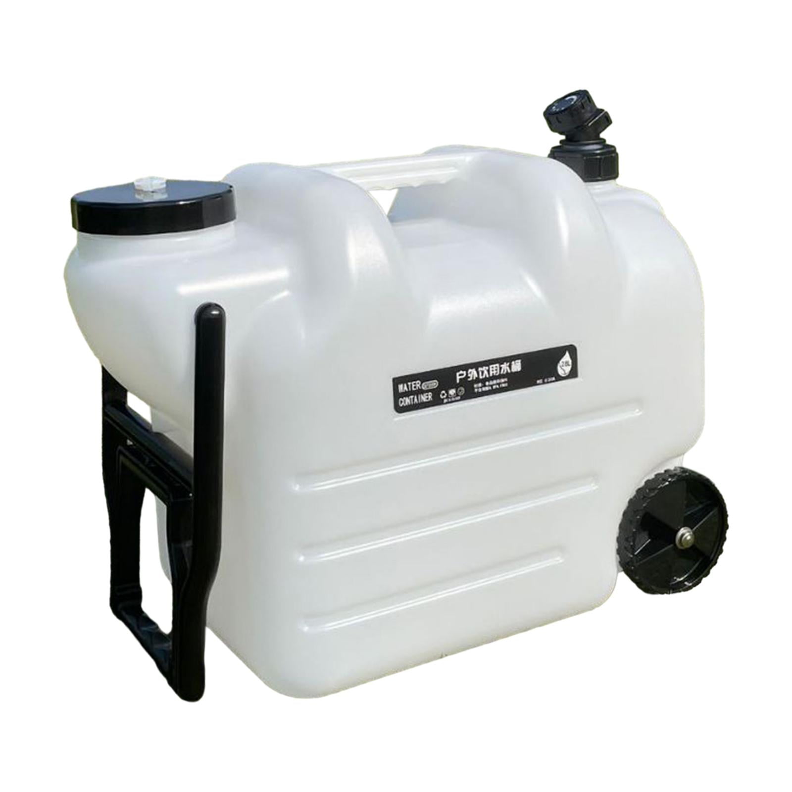 simhoa Water Container Water Barrel with Wheels 28L Water Bucket ...