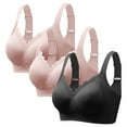 siminsem Full Coverage Minimizer Bra Wireless Plus Size No Underwire ...