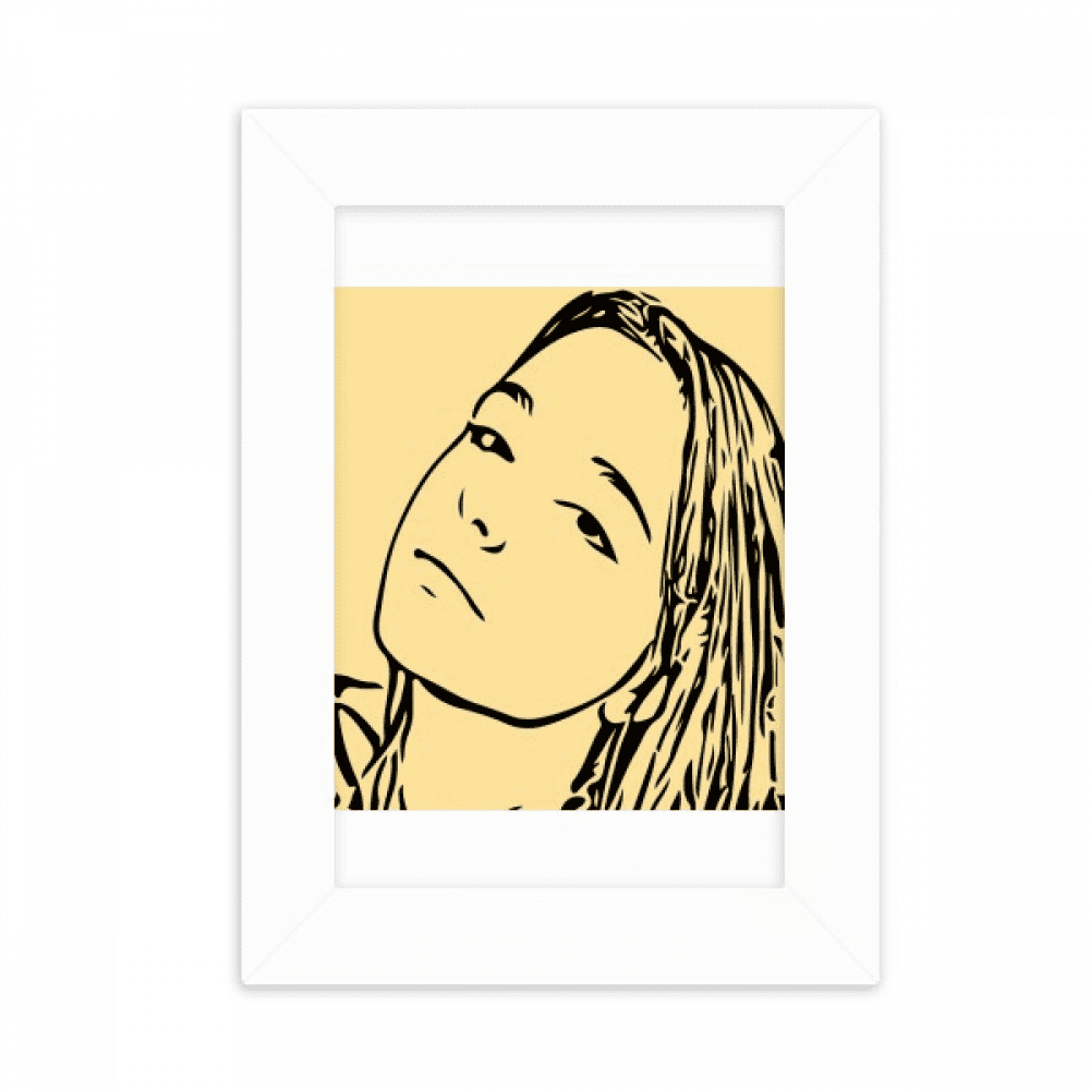 simple occident frail portrait desktop photo frame picture display ...