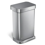 simplehuman Smart Trash Can 58L/15.3G, Rectangular, Sensor with Voice ...