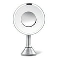 "simplehuman 8"" Sensor Makeup Mirror, 10x Magnify, Cordless, Stainless ...
