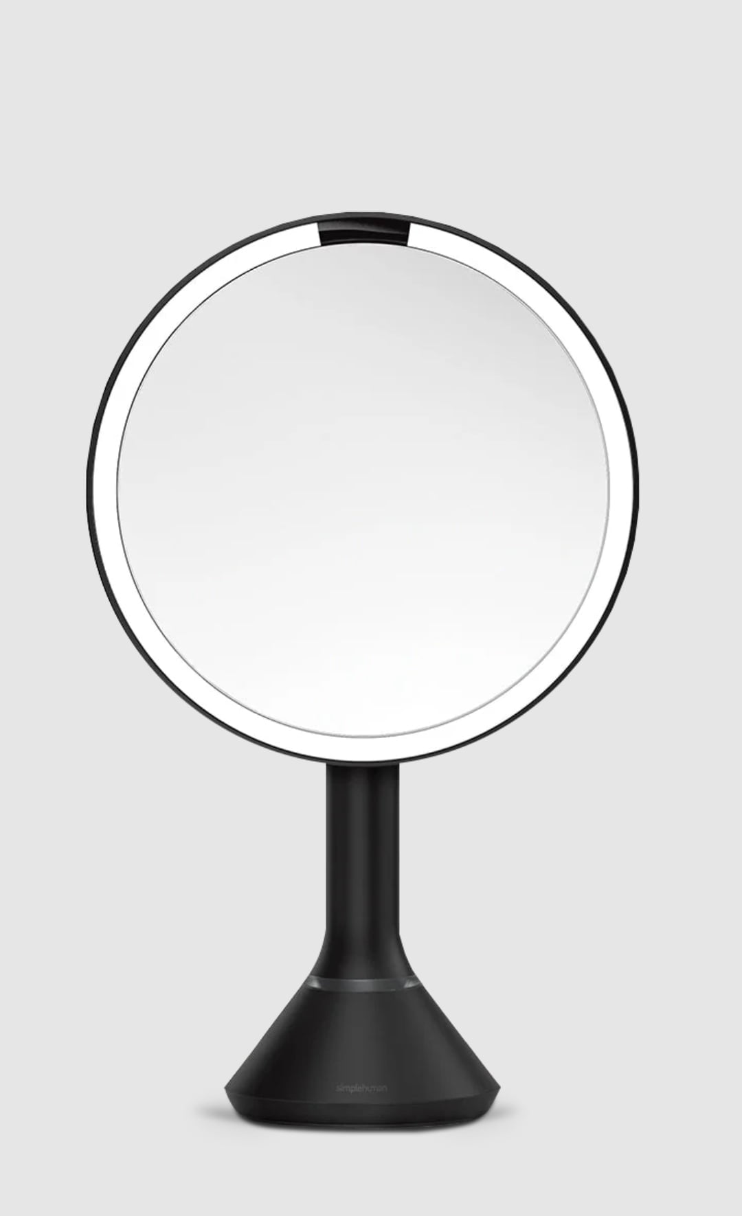 simplehuman 8" Round Sensor Makeup Mirror with Touch-Control Brightness ...
