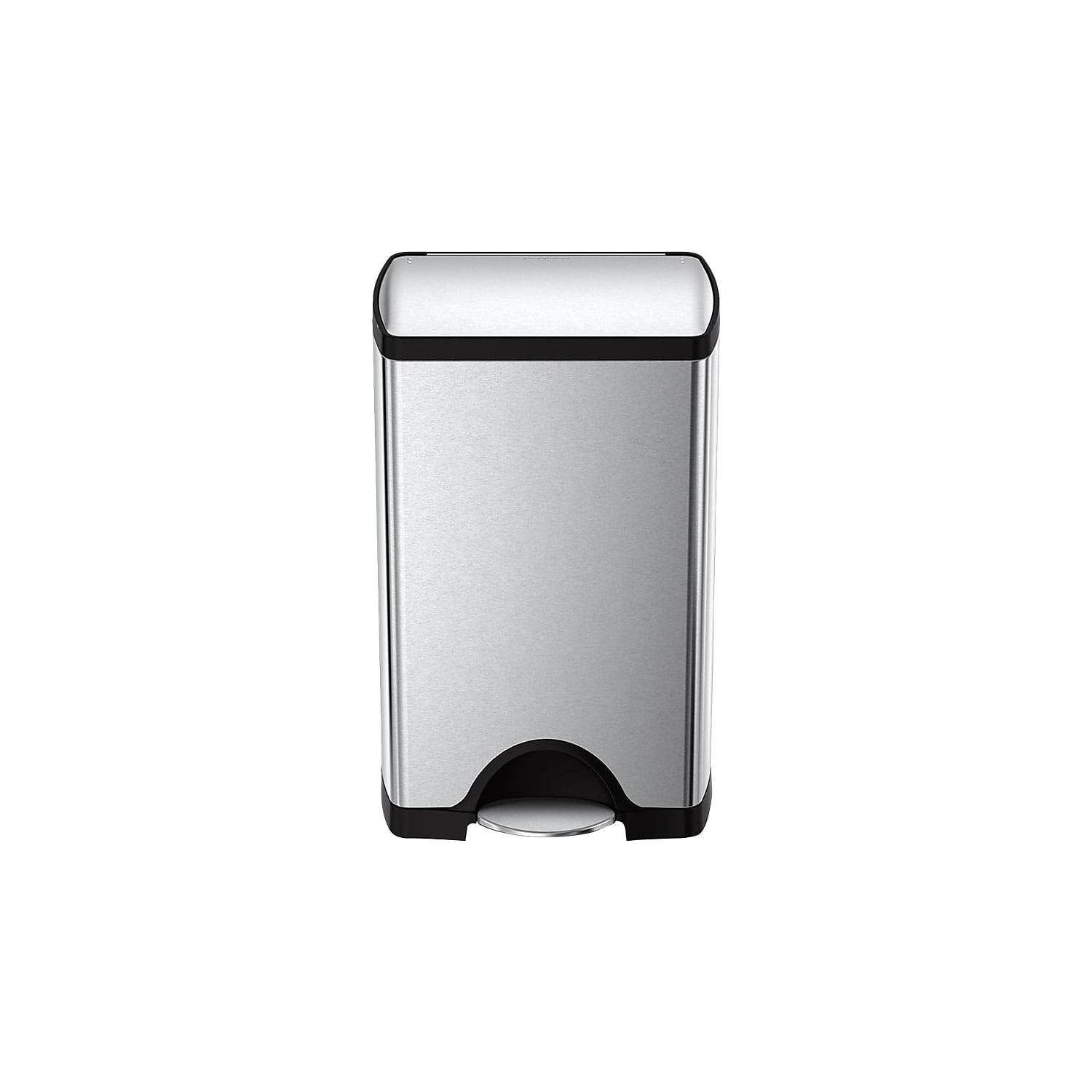 simplehuman Indoor Step Trash Can Brushed Stainless Steel 10 Gal ...