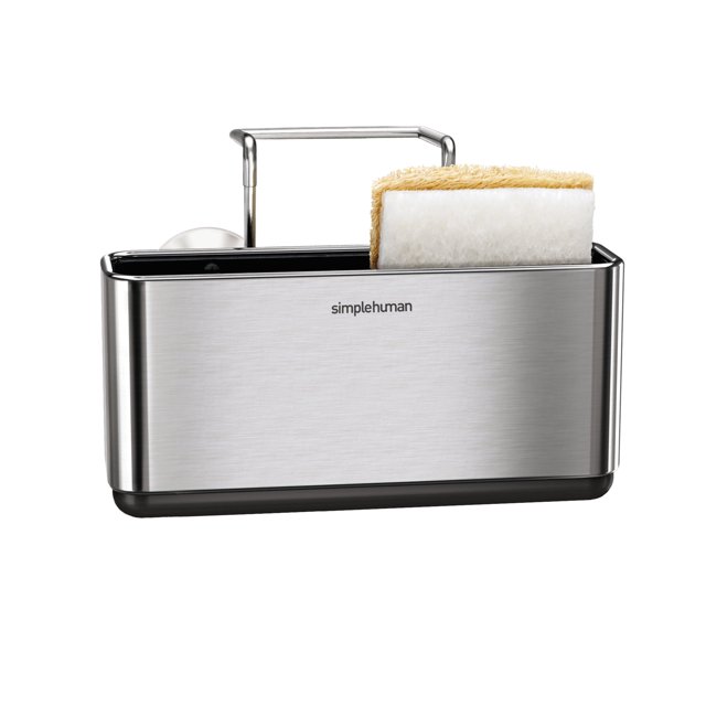 simplehuman Slim Sink Caddy Sponge Holder Organizer with Utility ...