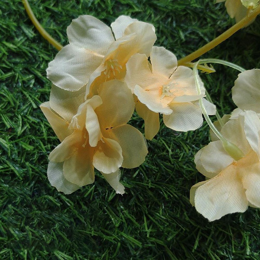 simulation Cherry Blossom Flower Vines Artificial Flowers for Outdoors ...