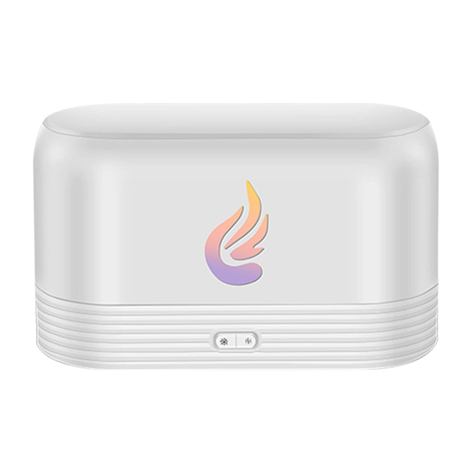 simulation Flame Aromatherapy Diffuser, LED Ambient Light, 300ml ...