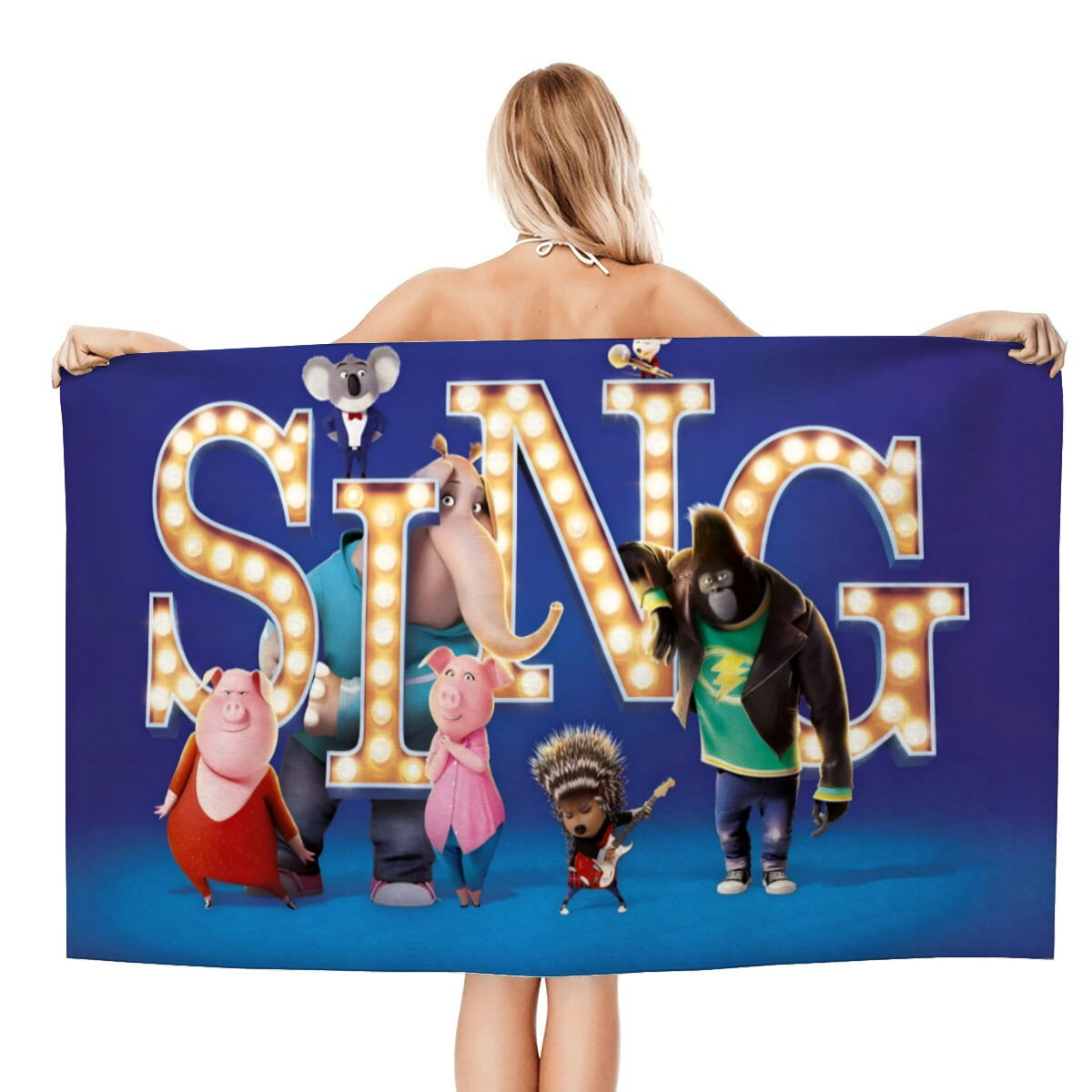 sing Gifts Beach Towel for Women Girl Birthday Inspired Fan Bath ...