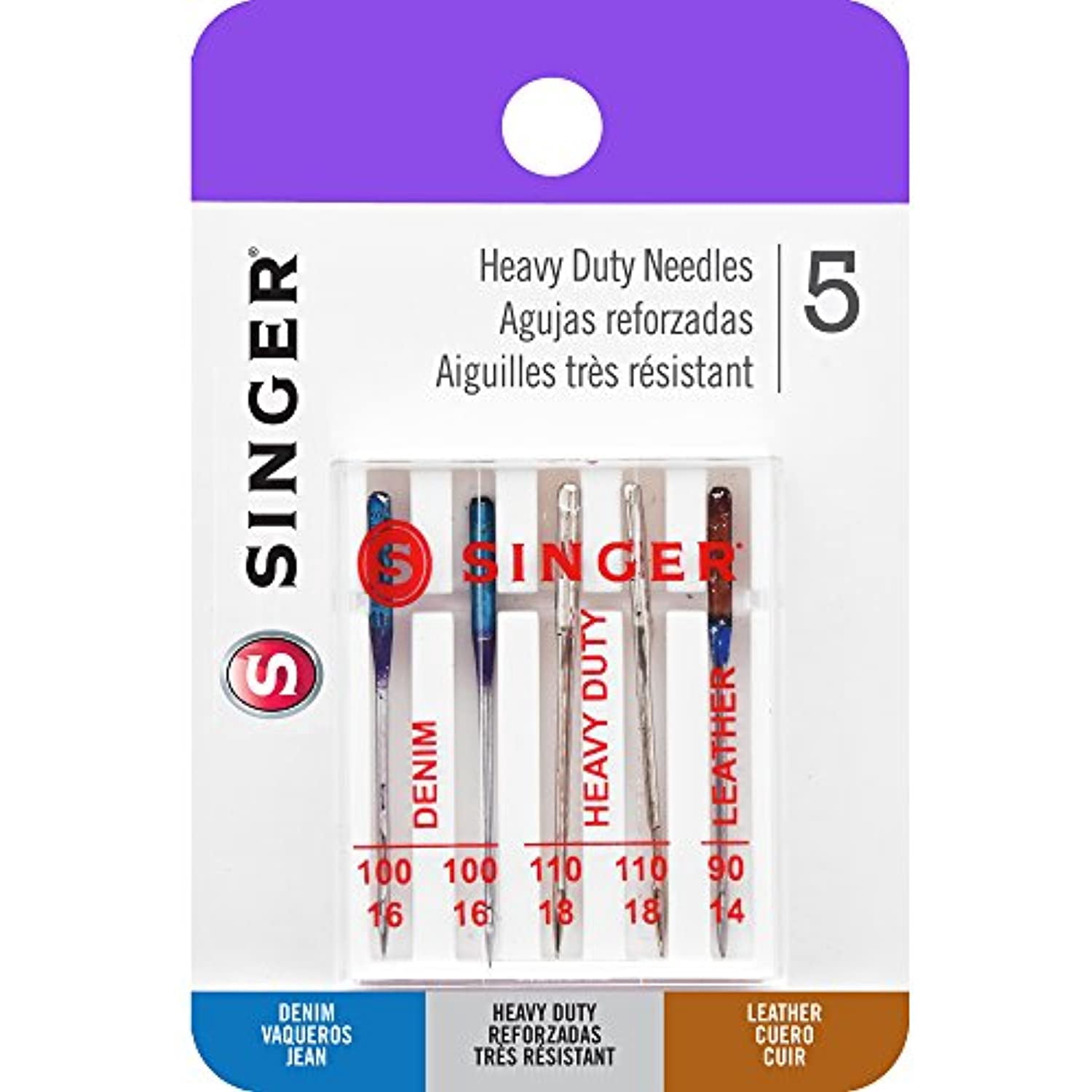 SINGER 04801 Universal Heavy Duty Machine Needles -2 Pack - Walmart.com