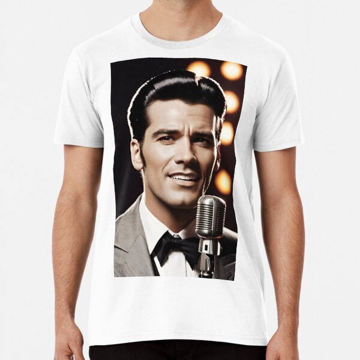 singer, man, retro, art Premium T-Shirt - Walmart.com