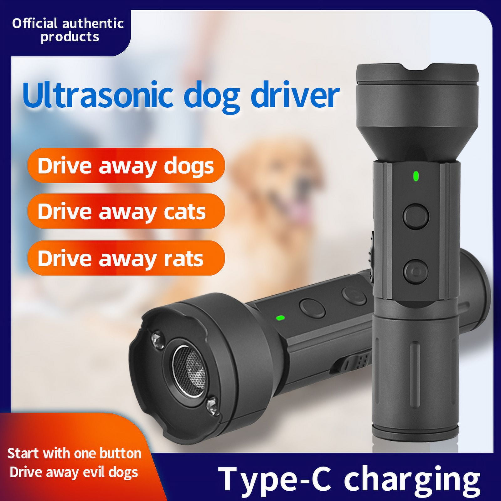 A single head sound wave dog trainer intelligent sound wave dog trainer ...