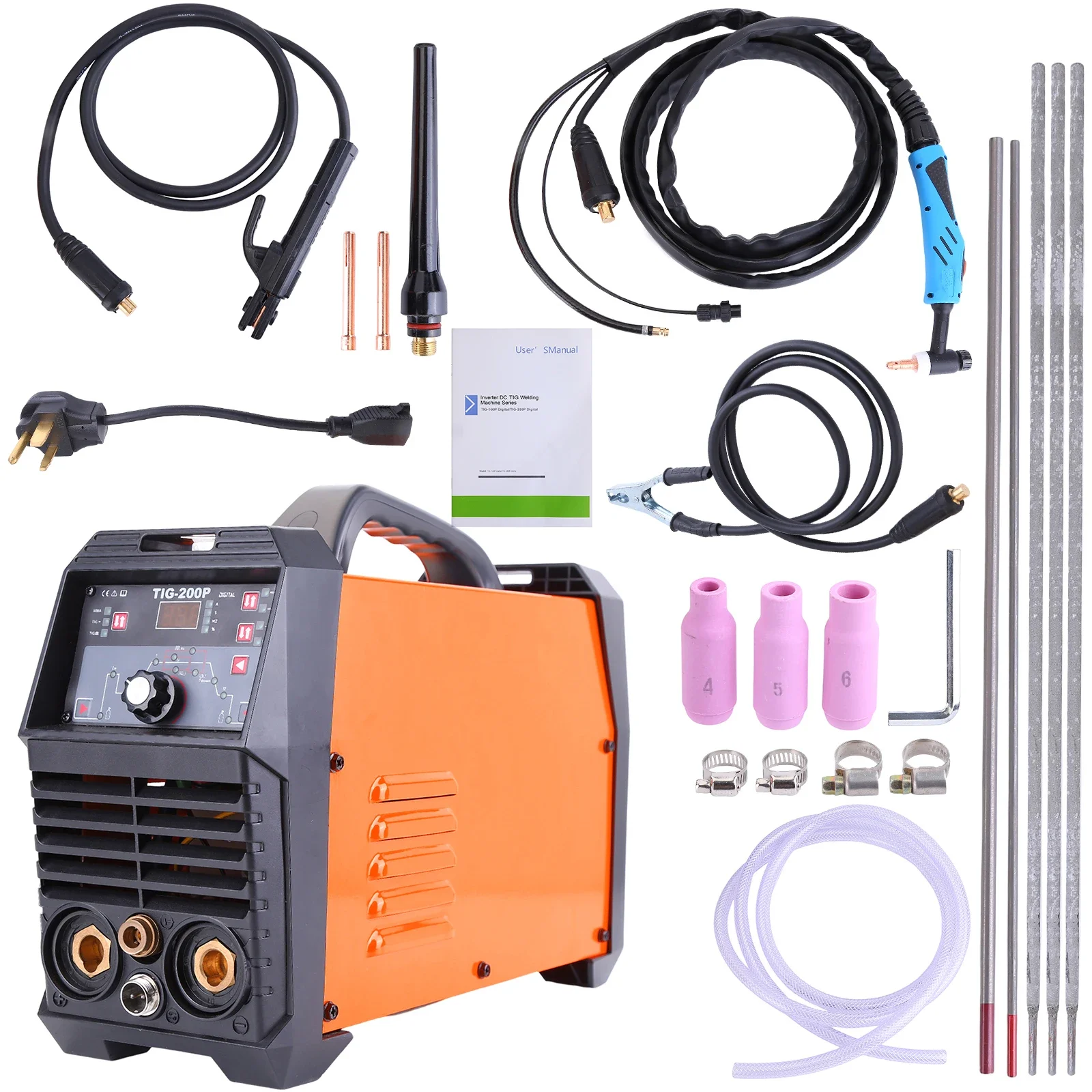 A single pulse argon arc welding machine, model TIG200P. It supports ...