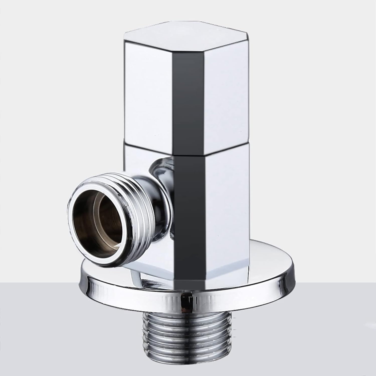 sink shut off valve 1/2 valve black sink brass wall-mounted square ...