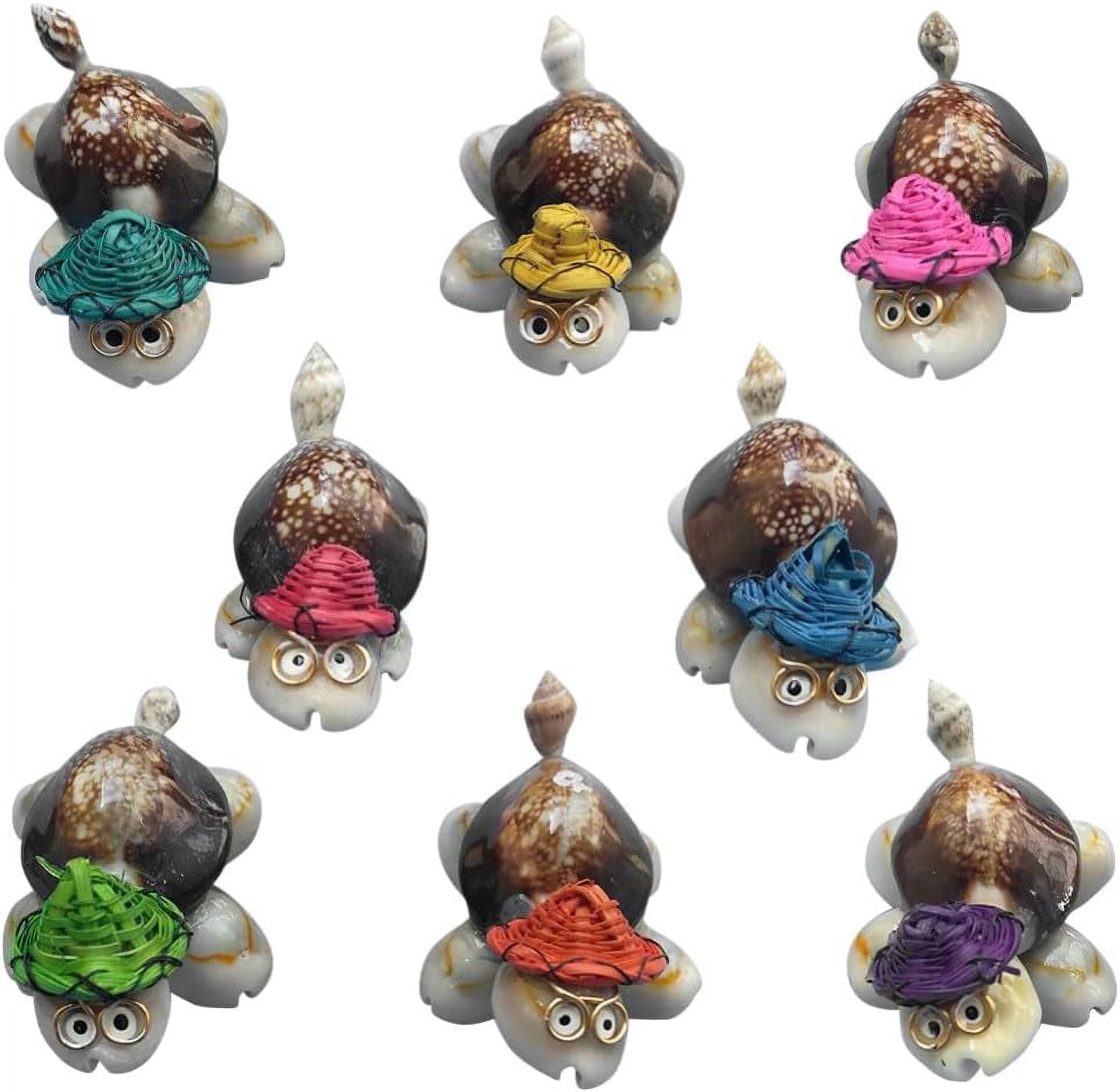sinkoo Aquarium Decor 8pcs Miniature Sea Turtles Figurines Ornaments ...