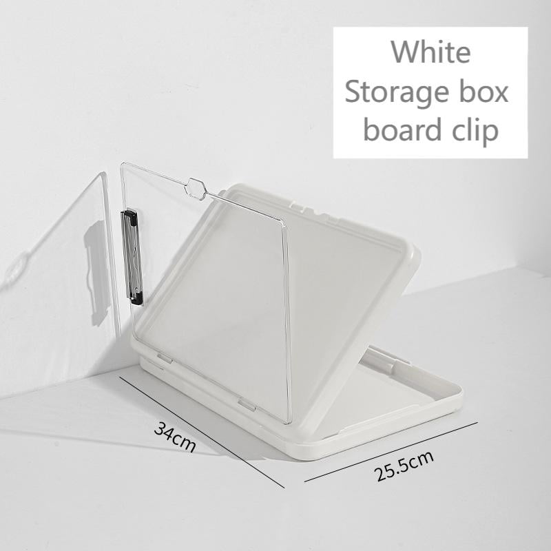 sinkoo Plastic Multifunction Storage Box with Latching Lids, A4 size ...