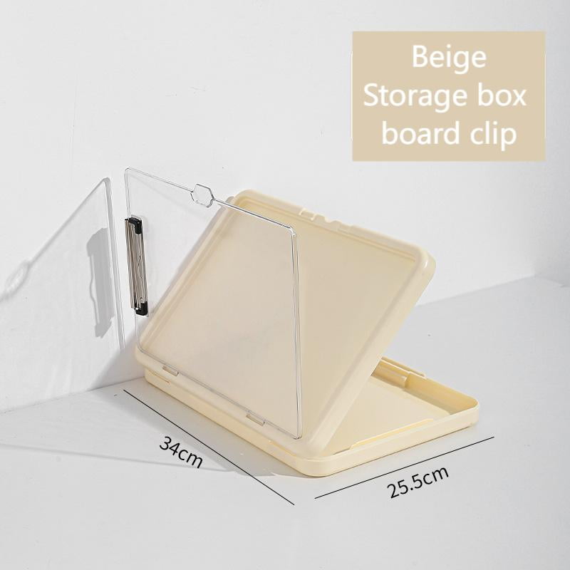 sinkoo Plastic Multifunction Storage Box with Latching Lids, A4 size ...