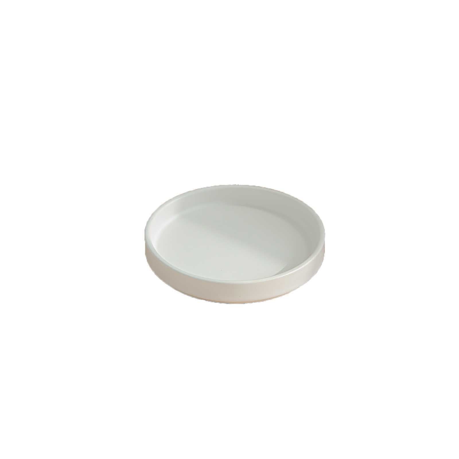 siubich Brazilian Wood Pallet White Ceramic Saucer Office Desk ...