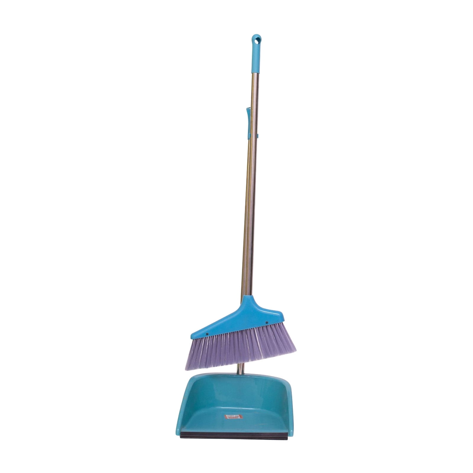 siubich Broom And Dustpan Set, Upright Stand Up Long Handle Floor Brush ...