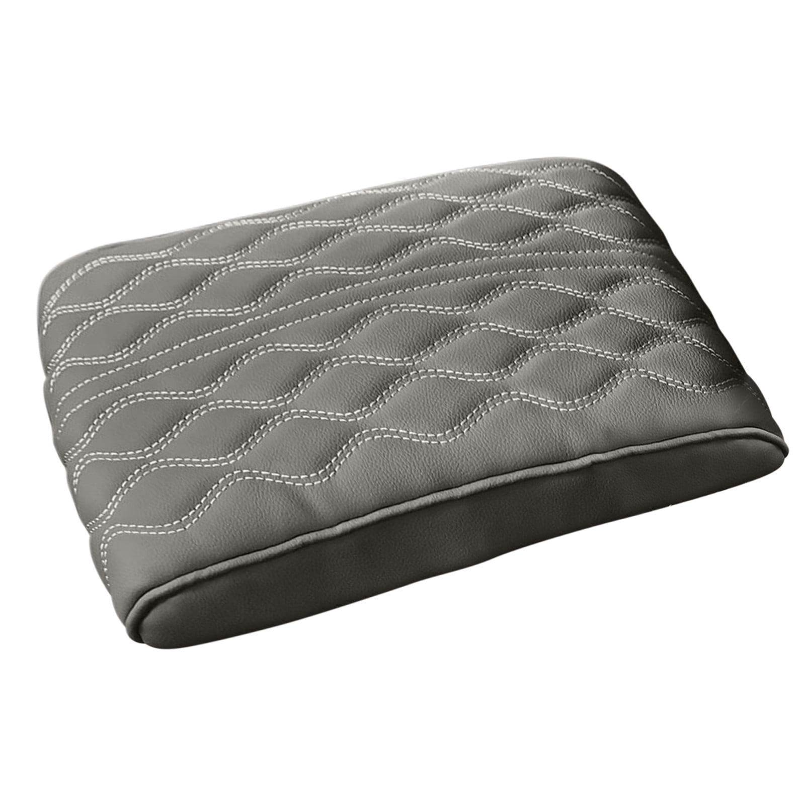 siubich Car Center Console Cover-Armrest Box Mat,Memory Foam Leather ...