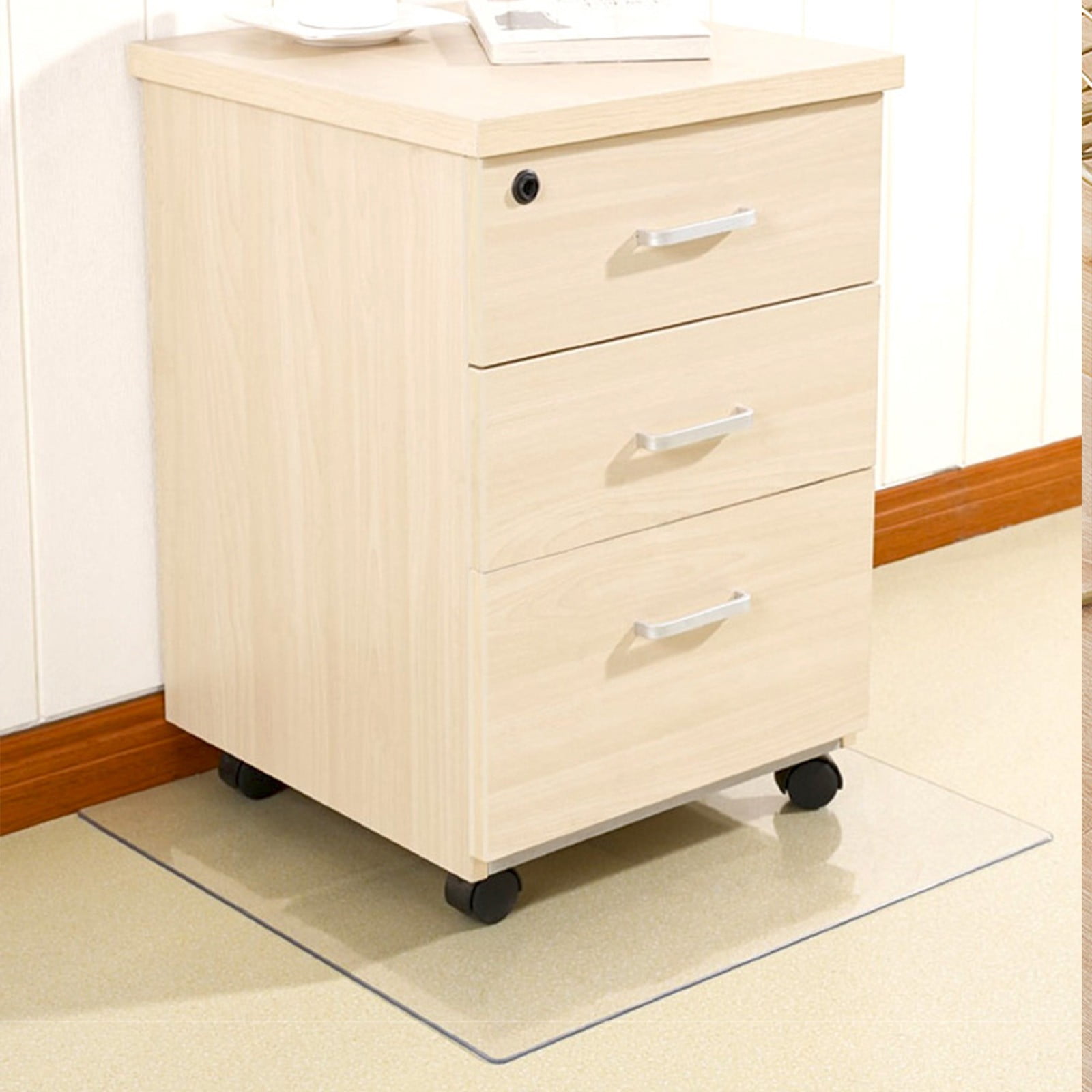 siubich Office Chair Mat for Hardwood Floor, Clear Office Floor Mat ...