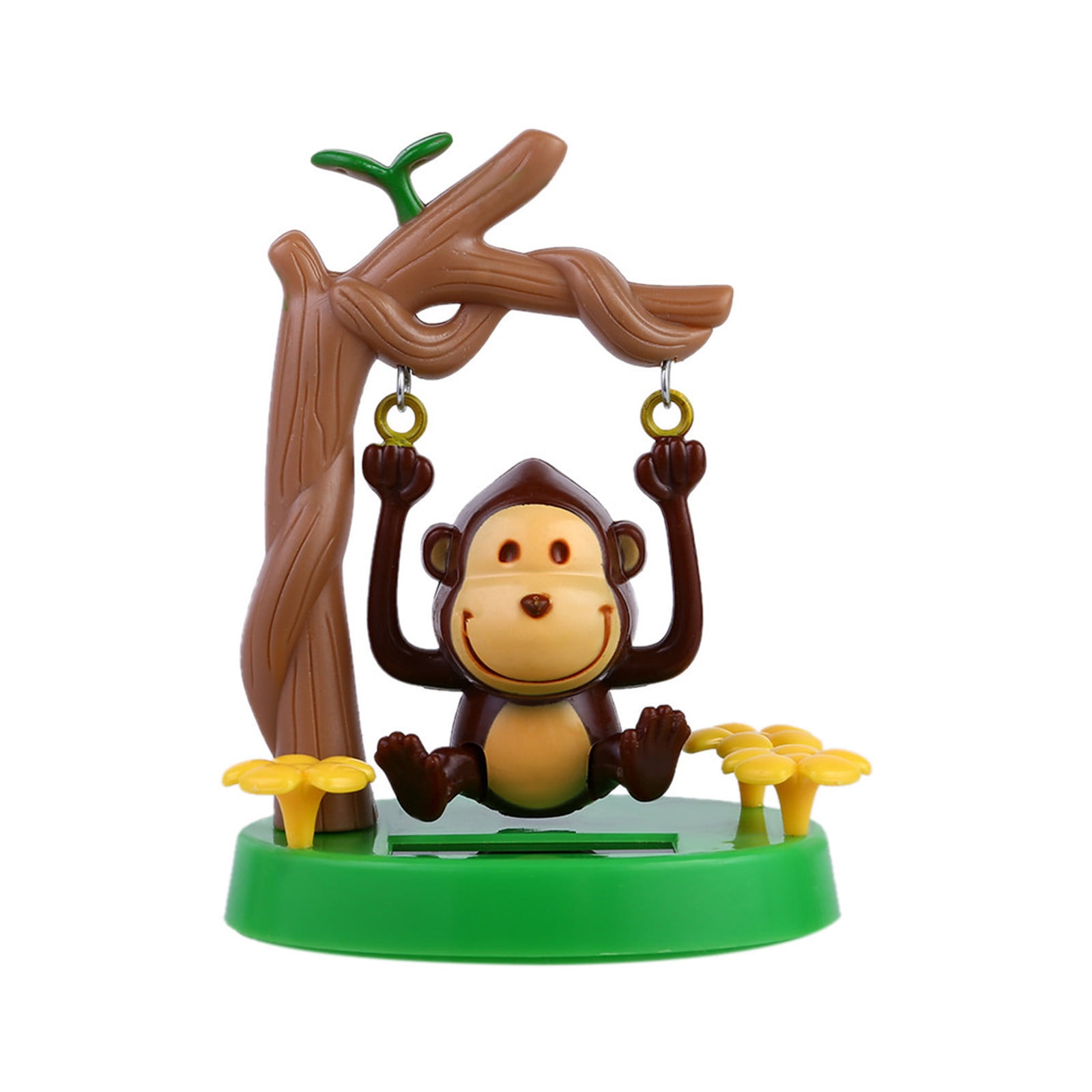 siubich Solar Powered Dancing Animal, Solar Swing Monkey Swinging ...