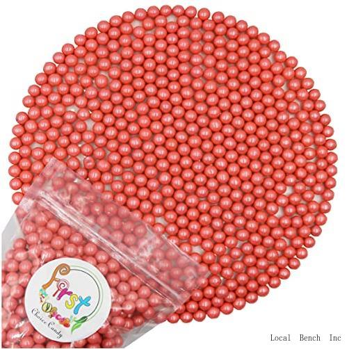 sixlets sweet mini milk chocolate s (2 pound, shimmer coral) - Walmart.com