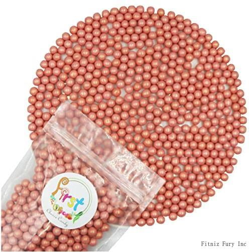 sixlets sweet mini milk chocolate s (5 pound, shimmer rose gold ...