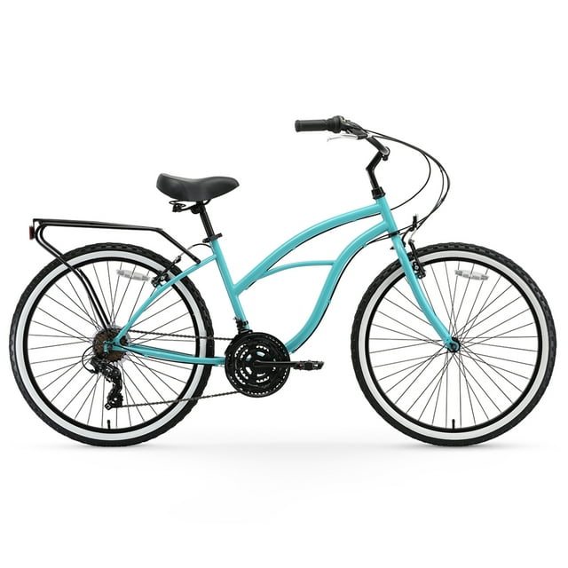sixthreezero Around the Block Women's 26" 21-Speed Beach Cruiser ...