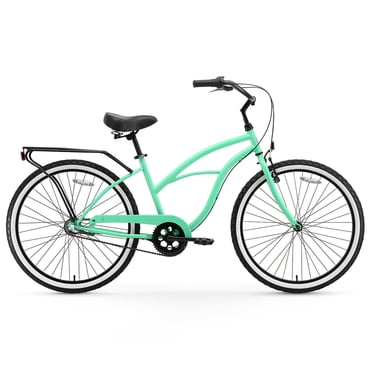 sixthreezero Around The Block Women's 3-Speed Beach Cruiser Bicycle, 26 ...