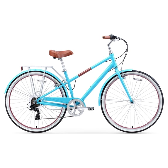 Free Shipping! sixthreezero Women's 7-Speed Hybrid Bike with Rear Rack ...