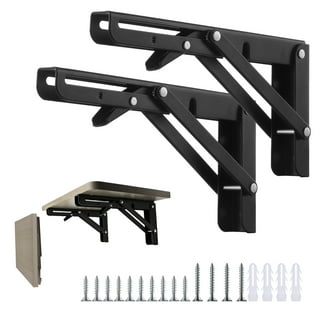 NACH Half Round Wall Mount Shelf Bracket, Decorative Brackets for ...