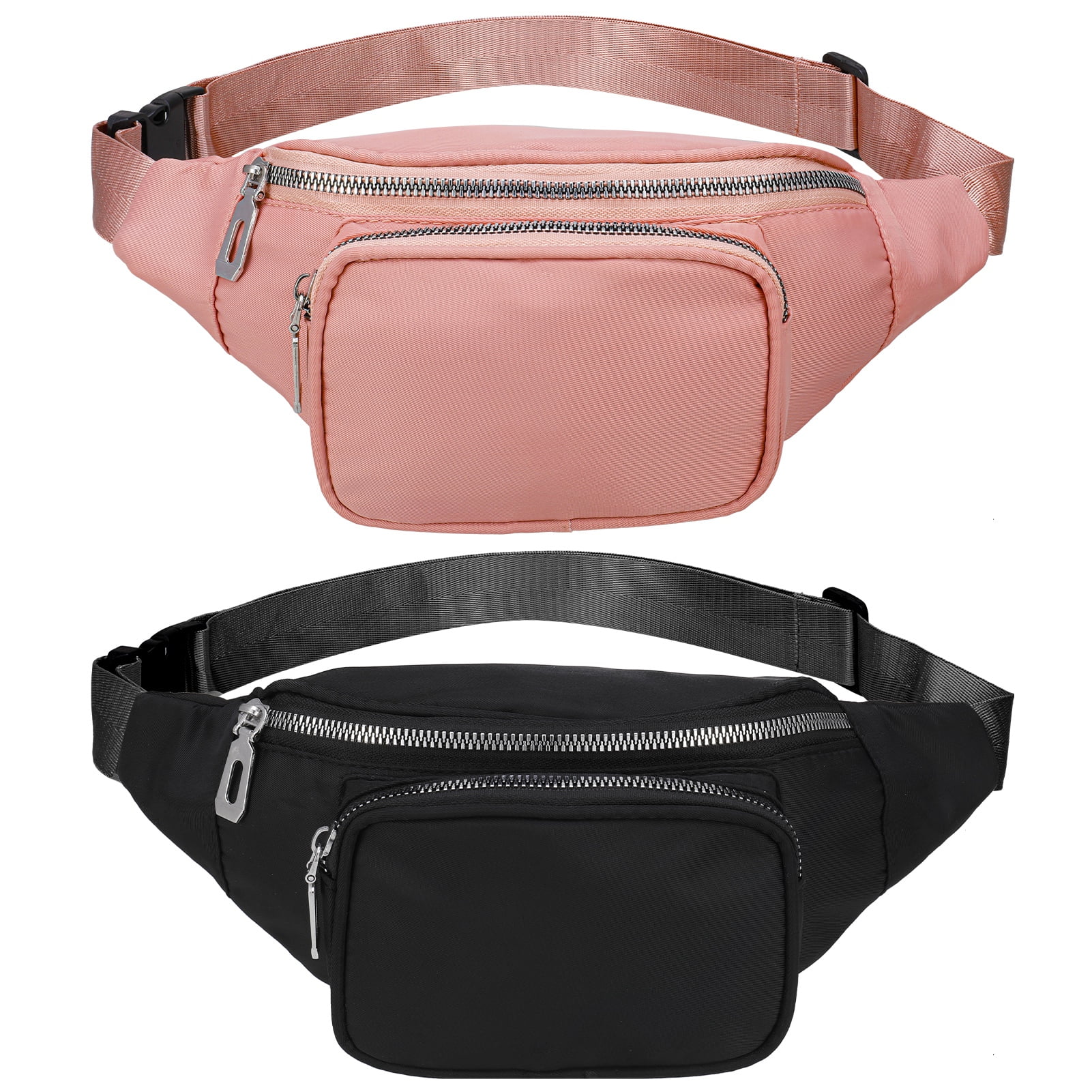 sixwipe 2 Pcs Bum Bag with Extender Strap, Waterproof Fanny Waist Pack ... sixwipe 2 Pcs Bum Bag with Extender Strap, Waterproof Fanny Waist Pack ...