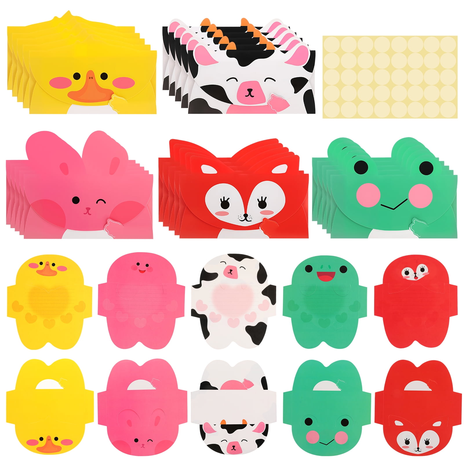 sixwipe 25-Pack Kids 3D Pop-Up Animal Cards with Envelopes for Birthday ...