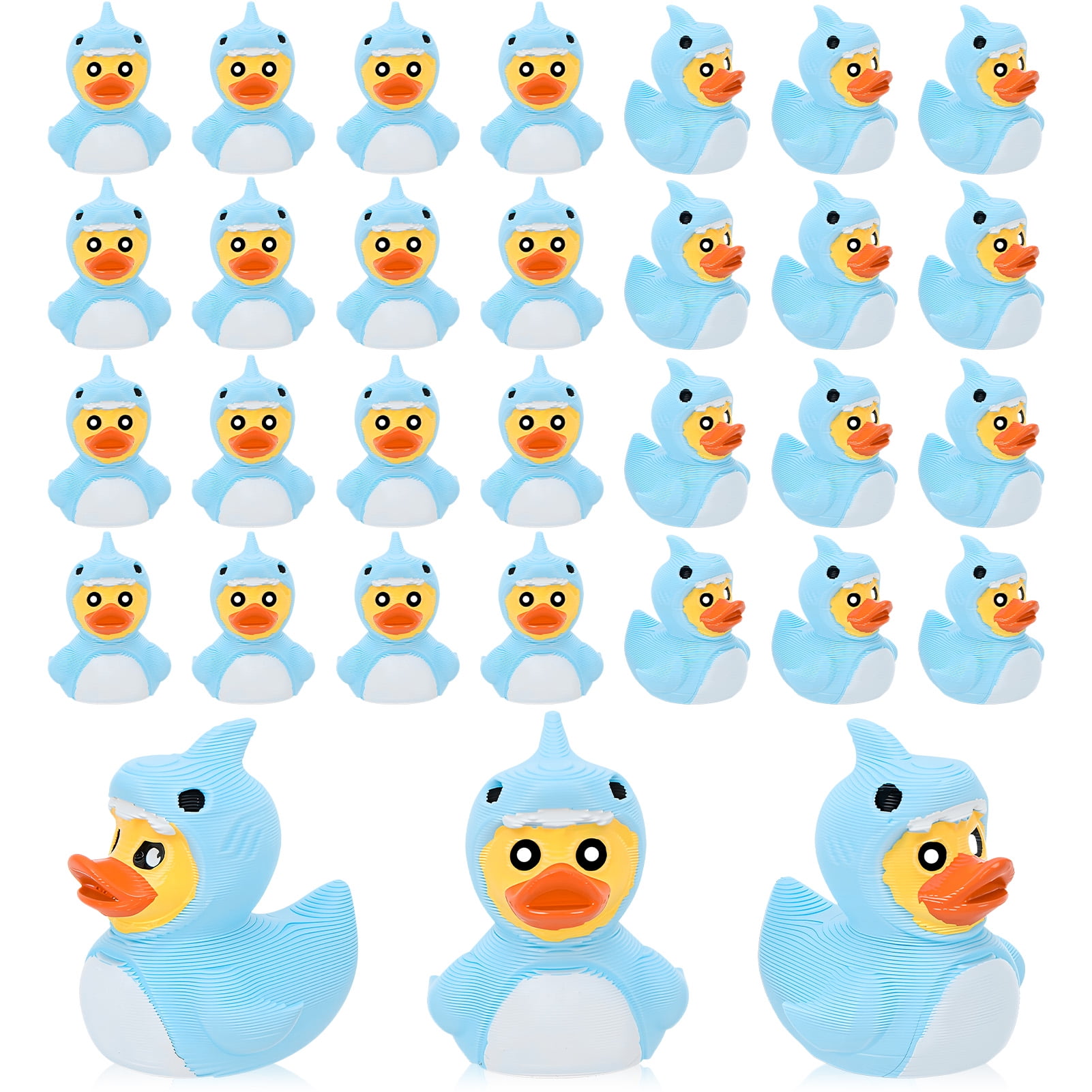 sixwipe 30 Pcs Miniature Shark Resin Ducks Figurines for Crafts Making ...