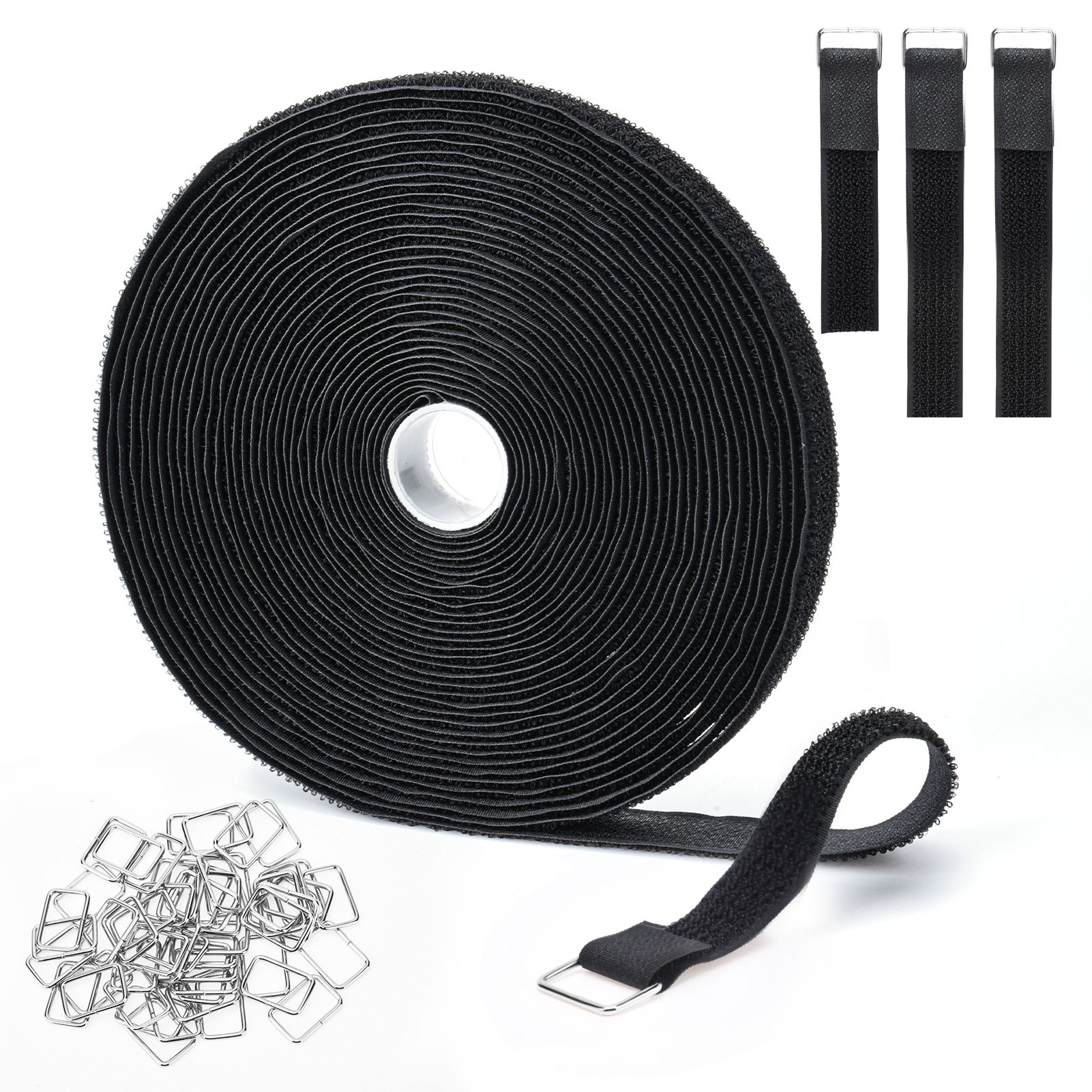 Cable Management Ties(60) 8" Reusable Self-Gripping Cord Straps by ...
