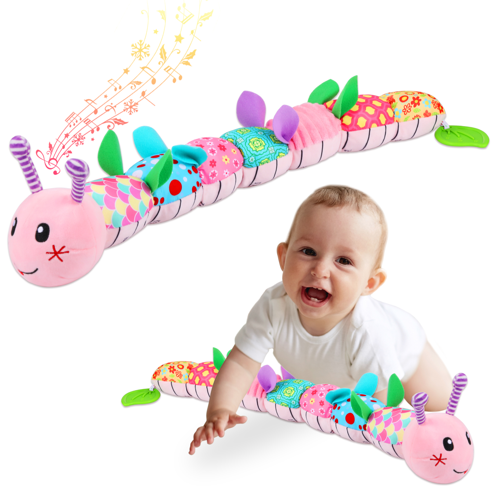 Baby Einstein Ocean Glow Sensory Shaker Musical Toy, Ages Newborn ...