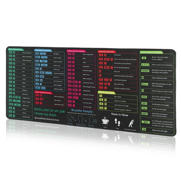 LKYUHGS-Keyboard Shortcuts Mouse Pad, Windows/Excel/Word/PPT/Classic ...