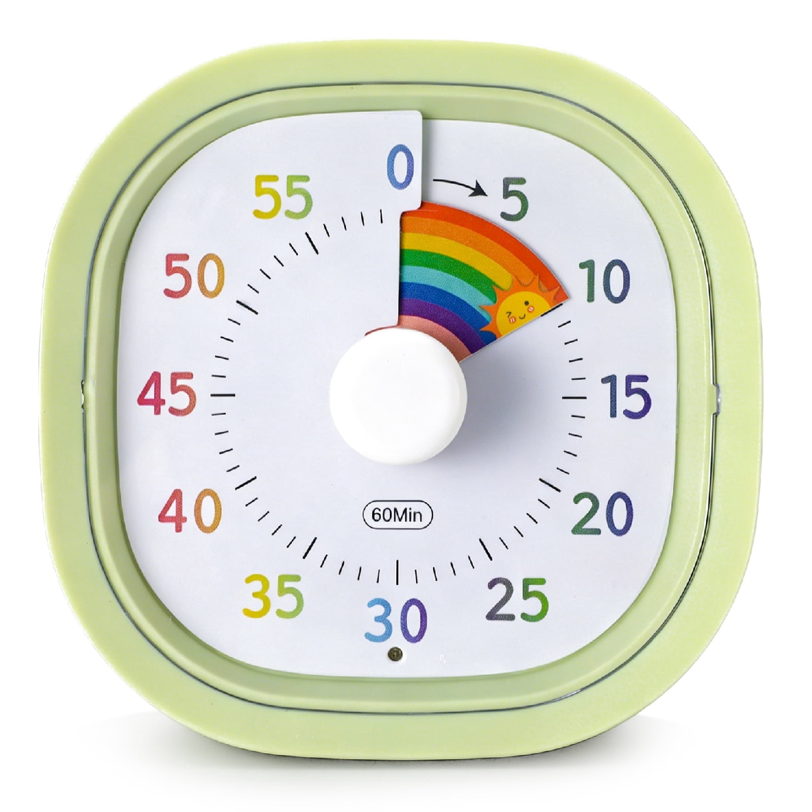 sixwipe Visual Timer with 3 Alert Modes, 60 Minute Countdown Timer for ...