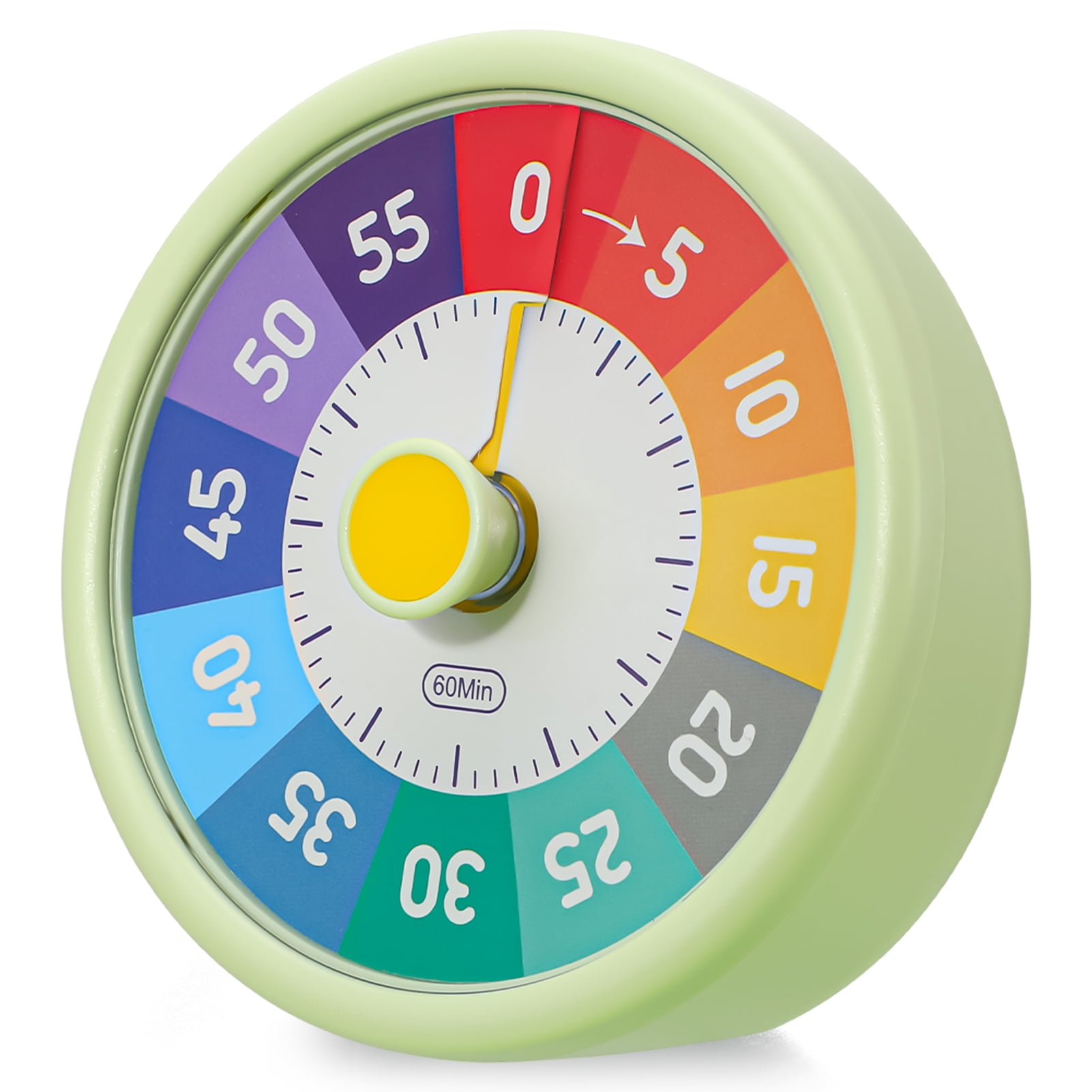sixwipe Visual Timer for Kids, 60-Minute Silent Countdown Timer, Time ...