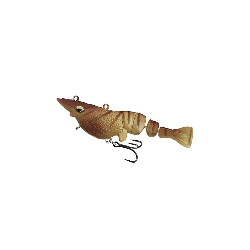 siyin 4.5/12/21G Multi-Section Soft Shrimp Sinking Artificial Prawn With Hook Swimbait - Walmart.com