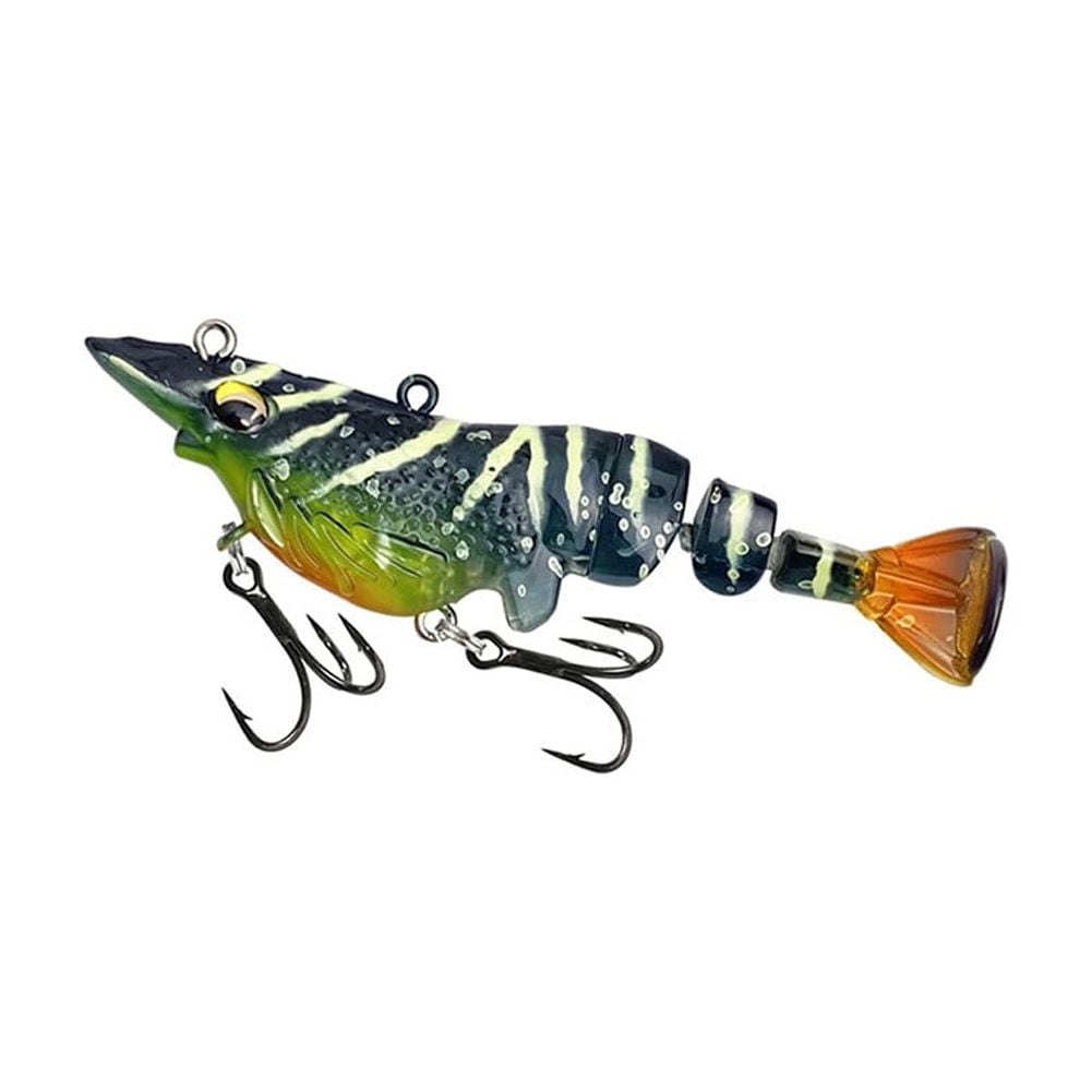 siyin 4.5/12/21G Multi-Section Soft Shrimp Sinking Artificial Prawn With Hook Swimbait - Walmart.com