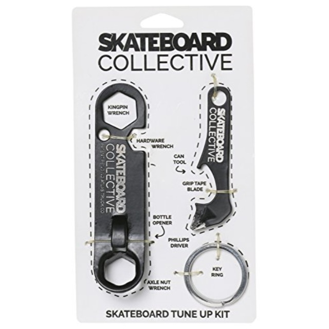 skateboard collective universal skate tool, skateboard tune up kit ...