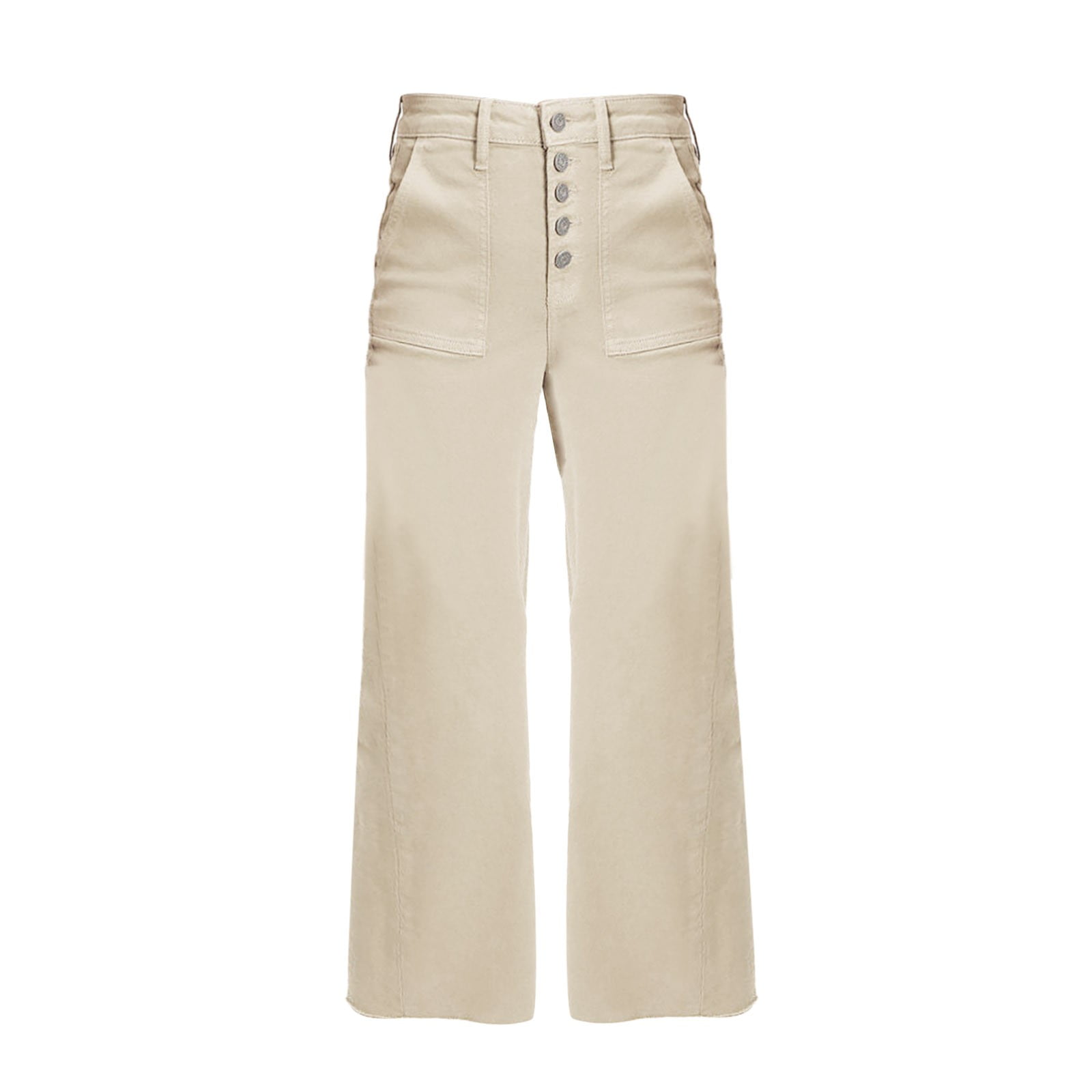 Skfvkab Womens Casual Sexy High Waisted Five Button Medium Length