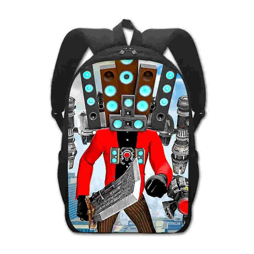 skibidi toilet cartoon backpack for elementary school students in ...